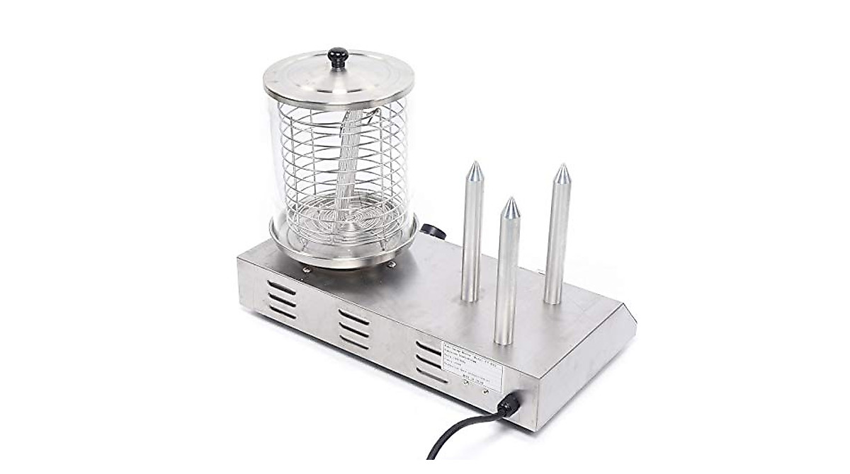 Premium Hot Dog Maker - 110V Electric Nonstick Machine