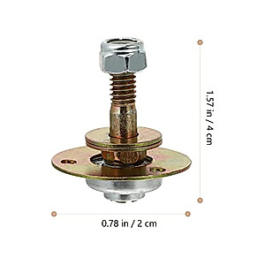 DOITOOL 4pcs Rocking Chair Hardware Rocking Chair Bearing Connecting Pieces Furniture Accessories Furniture Connecting Fittings M8x45mm