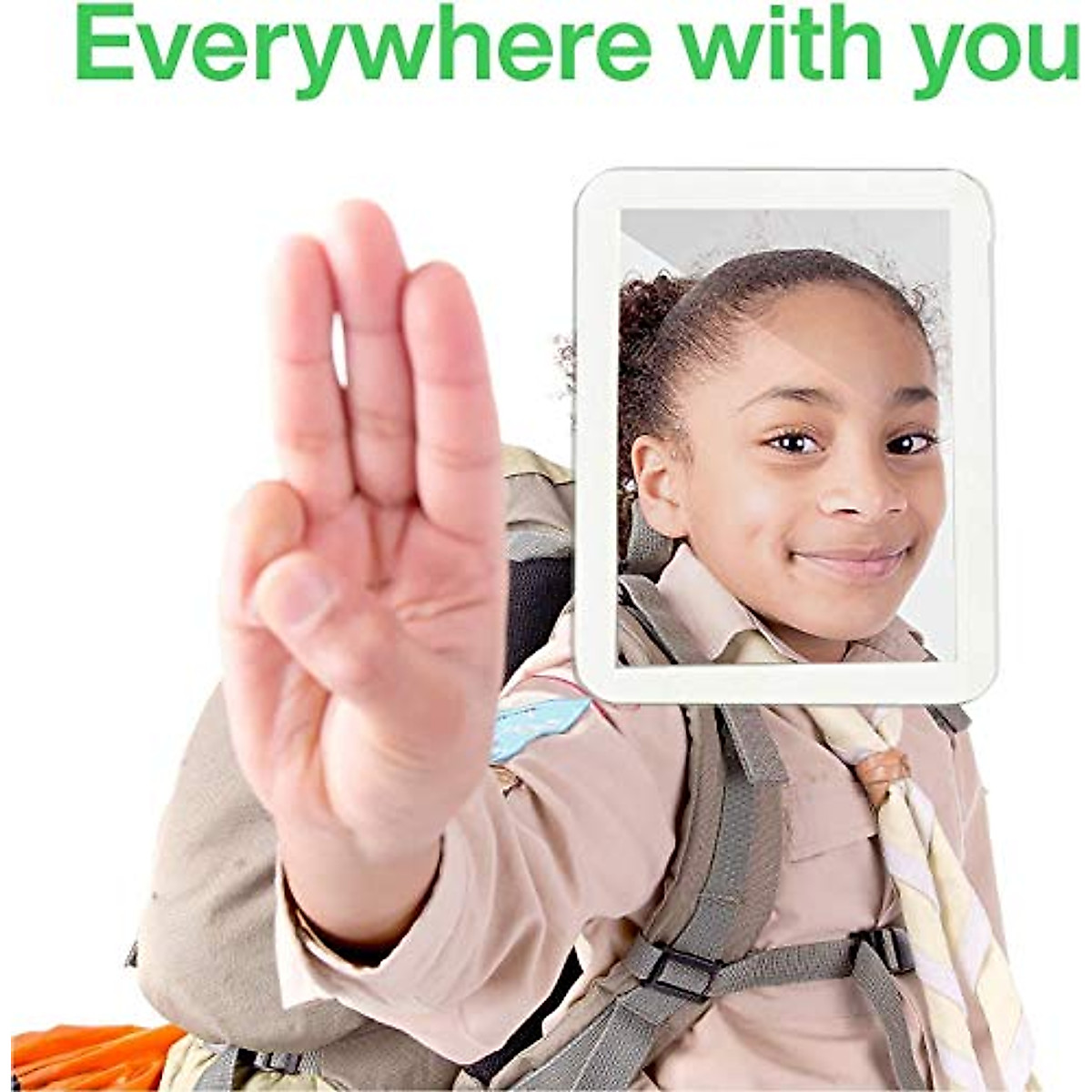 Boxgear Magnetic Locker Mirror - 5" x 7"- for School Locker, Bathroom, Household Refrigerator, Locker Accessory, Workshop Toolbox or Office Cabinet