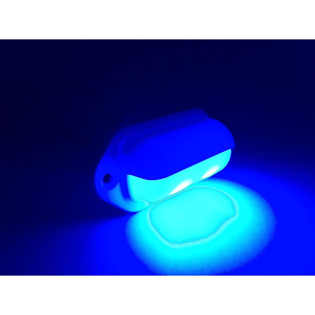 Marine Boat LED RV Blue LED Companion Way Courtesy Light 2.6"X1.3" White HOUSING