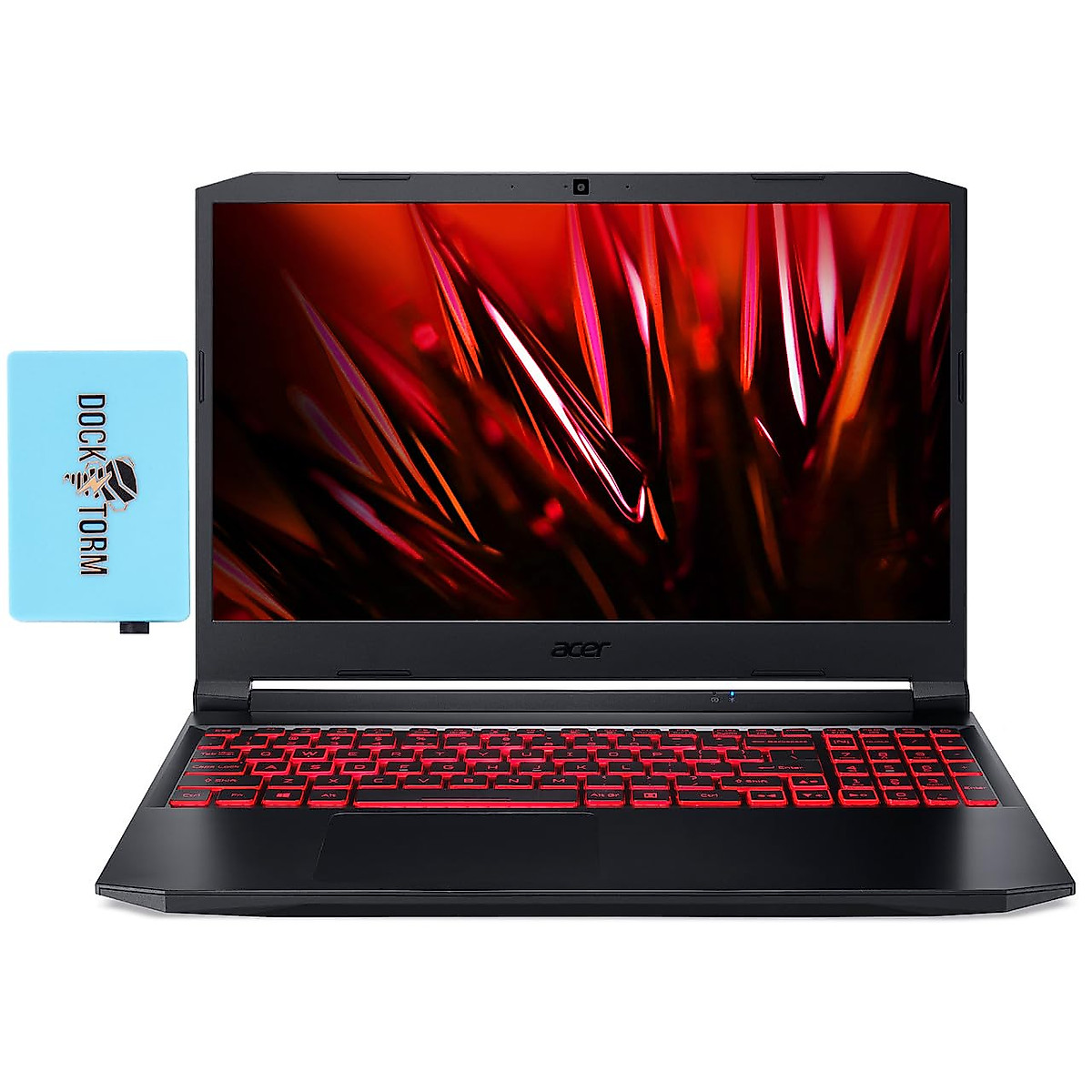 acer Nitro 5 Gaming Laptop 15.6" FHD 144Hz IPS (Intel i7-11800H 8-Core, 16GB RAM, 2TB PCIe SSD, GeForce RTX 3050 Ti 4GB, Backlit KYB, WiFi 6, Win 11 Pro) with Dockztorm Dock