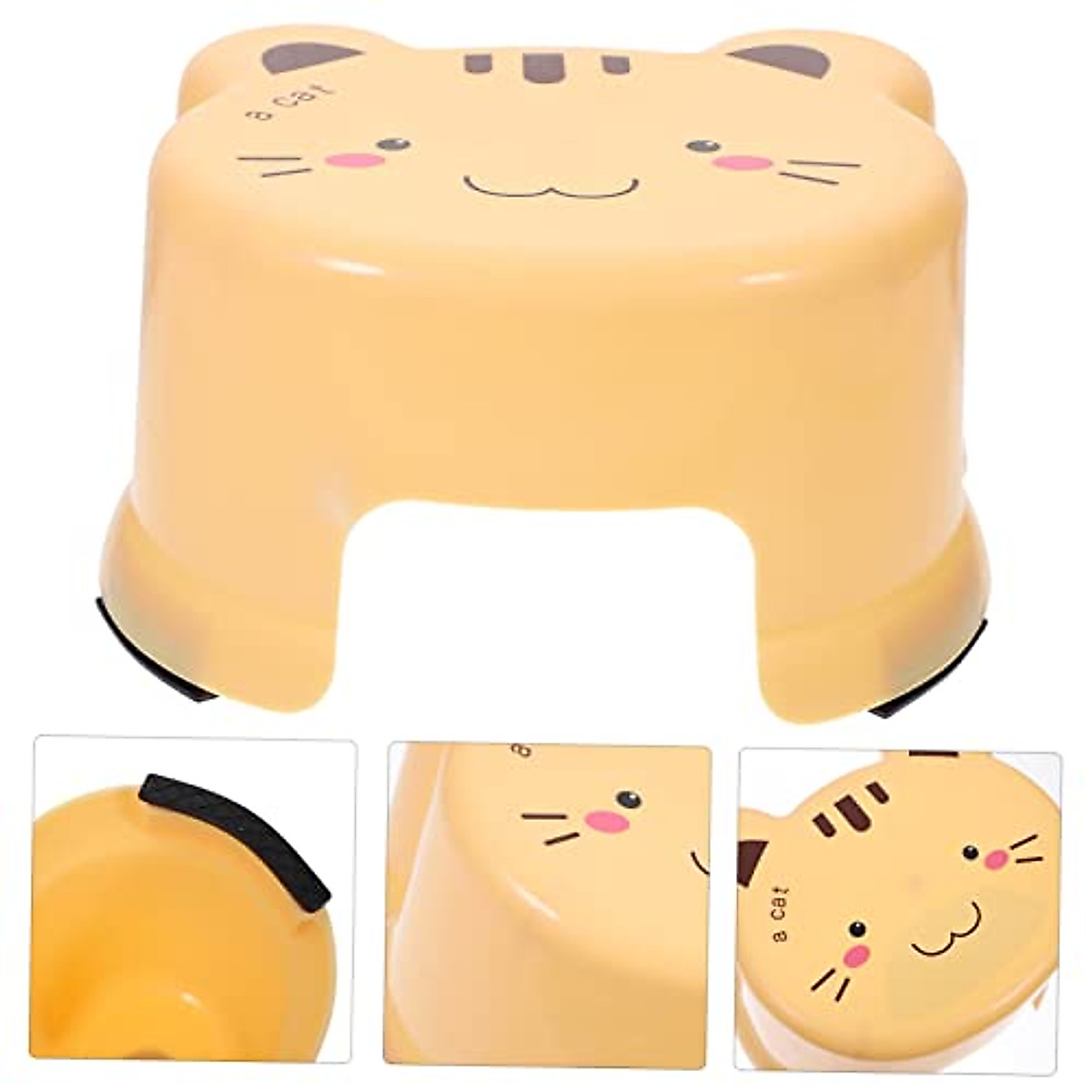 GRIRIW Cartoon Plastic Stool Portable Step Stool Outdoor Foot Stool Portable Potty Step Stool Mini Step Stool Hand Washing Stool Stools for Bathroom Step Stool Toddler Girl