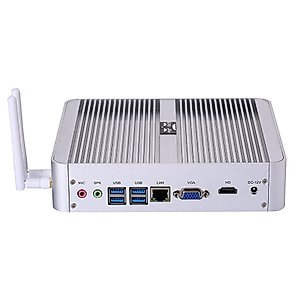 PARTAKER Mini PC Intel i3 8145U/8140U 8th Gen CPU, Powerful Mini Desktop Computer, Fanless Nettop with 32GB DDR4 Ram, 240GB SSD, 4K 4096x2304, HD Port, LAN, VGA, 4xUSB 3.0, Windows 10 Pro
