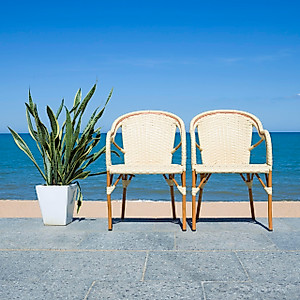 Safavieh California PAT7531A-SET2 Armchair, Natural