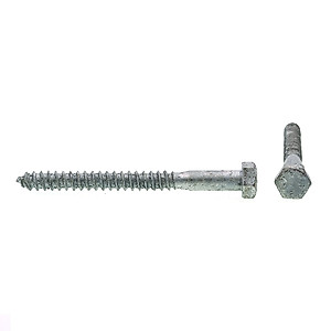Prime-Line 9055800 Hex Lag Screws, 5/16 In. X 3-1/2 In., A307 Grade A Hot Dip Galvanized (25 Pack)