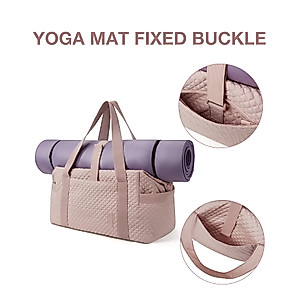 Weekender Bags for Women, BAGSMART Gym Bag Travel Duffle Overnight Bag for Travel Essentials, Large Hospital Bag for Labor and Delivery（Pink）