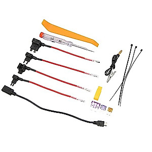 Use a Cam Hardwire Kit with a Mini USB Adapter - Converts 12V-30V to 5V - Safe and Secure Installation for Mirror Cams, GPS Navigators, and Other Devices - Eliminates The