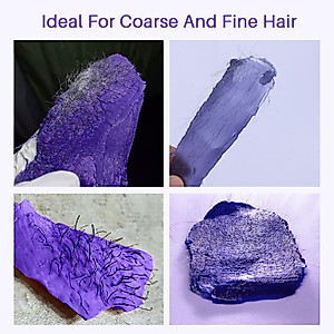 BLITZWAX Hard Wax Beads for Hair Removal 1lb Black Cologne Wax Beans for Coarse Hair Brazilian Wax for Bikini, Underarms, Back and Chest Large Refill Waxing beads for Women Men At Home Waxing