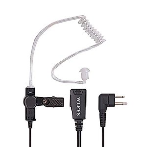 Wlfys Radio Earpiece for Motorola with Mic Acoustic Tube Headset Walkie Talkie CLS1110 CP110 CP200 GP300 GP2000