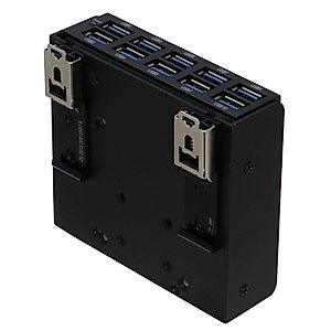 SEDNA - USB 3.1 Gen 1 (USB 3.0) 4 Port DIN-Rail Mounting Hub, for Industrial Control/Server Cabinet mounting Applications