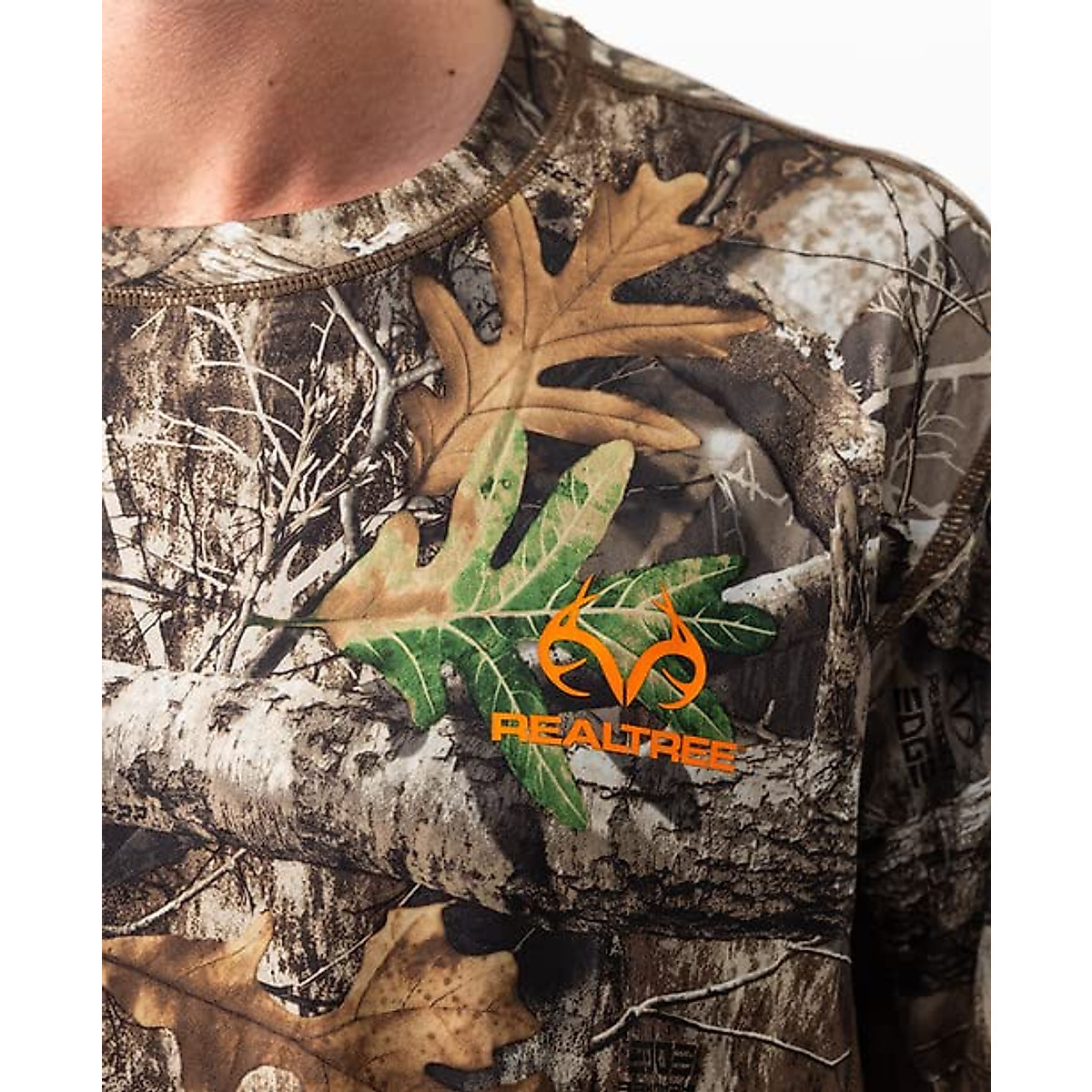 Realtree Max-7/Edge Camo Reversible Long Sleeve Performance Shirts for Hunting | Limited Edition
