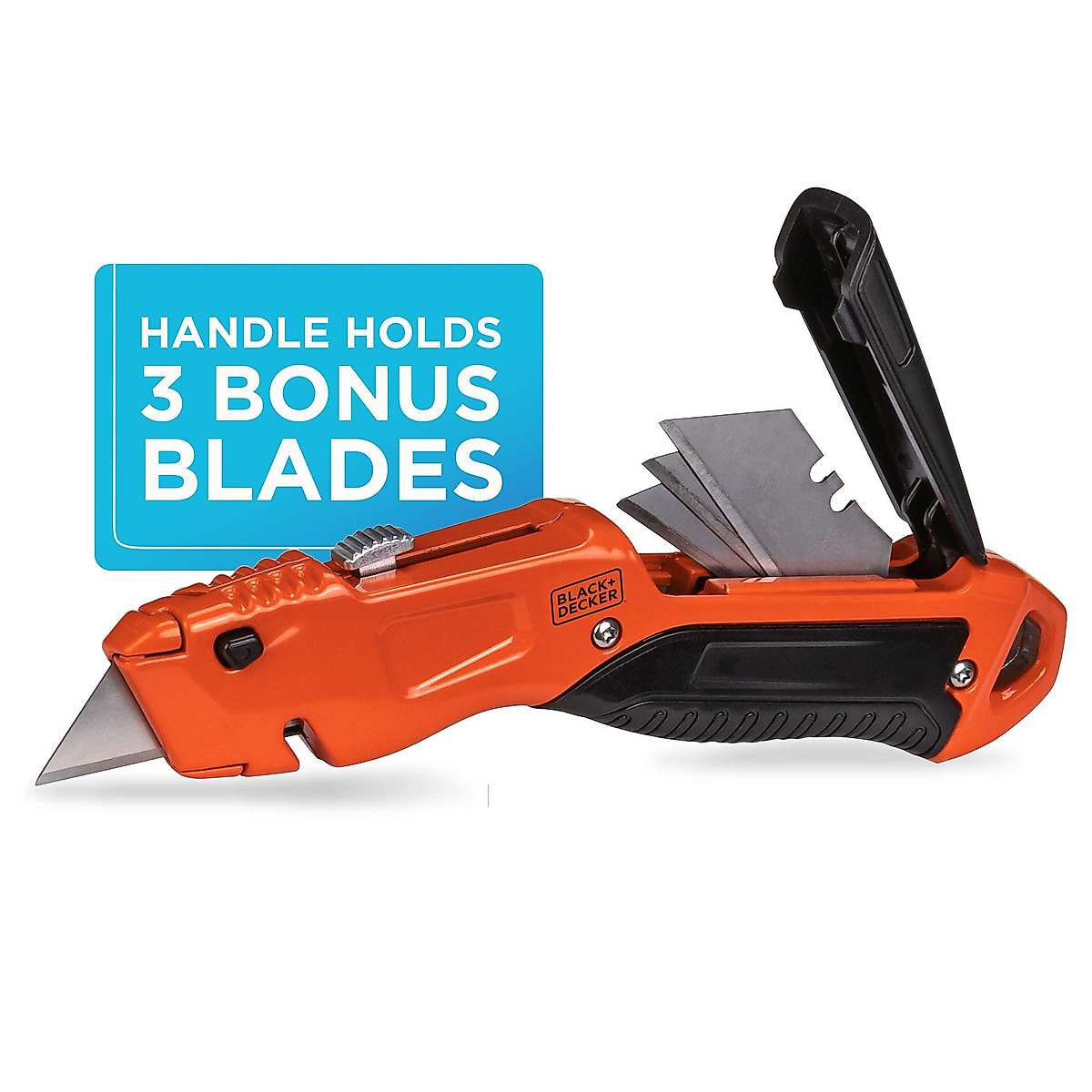 beyond by BLACK+DECKER Utility Knife, Retractable, Quick Change Blade, 2-Pack (BDHT1039495APB)