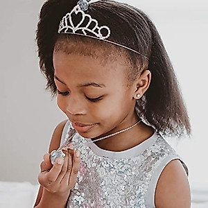 Purple Unicorn & Silver Heart Locket Necklace | Sparkly Glitter Animal Pendant | Secret Inside Storage | Silver Tone Chain |