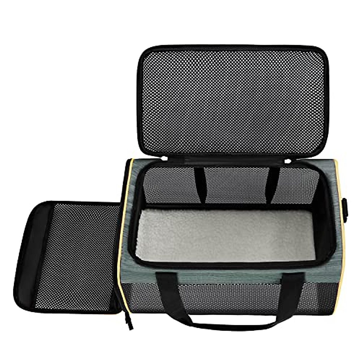 Cat Carrier Airline Approved Pet Carrier,Dog Carrier Soft-Sided Pet Travel Carrier Maximum Pet Weight 17 Pounds 17.5“x10 x10