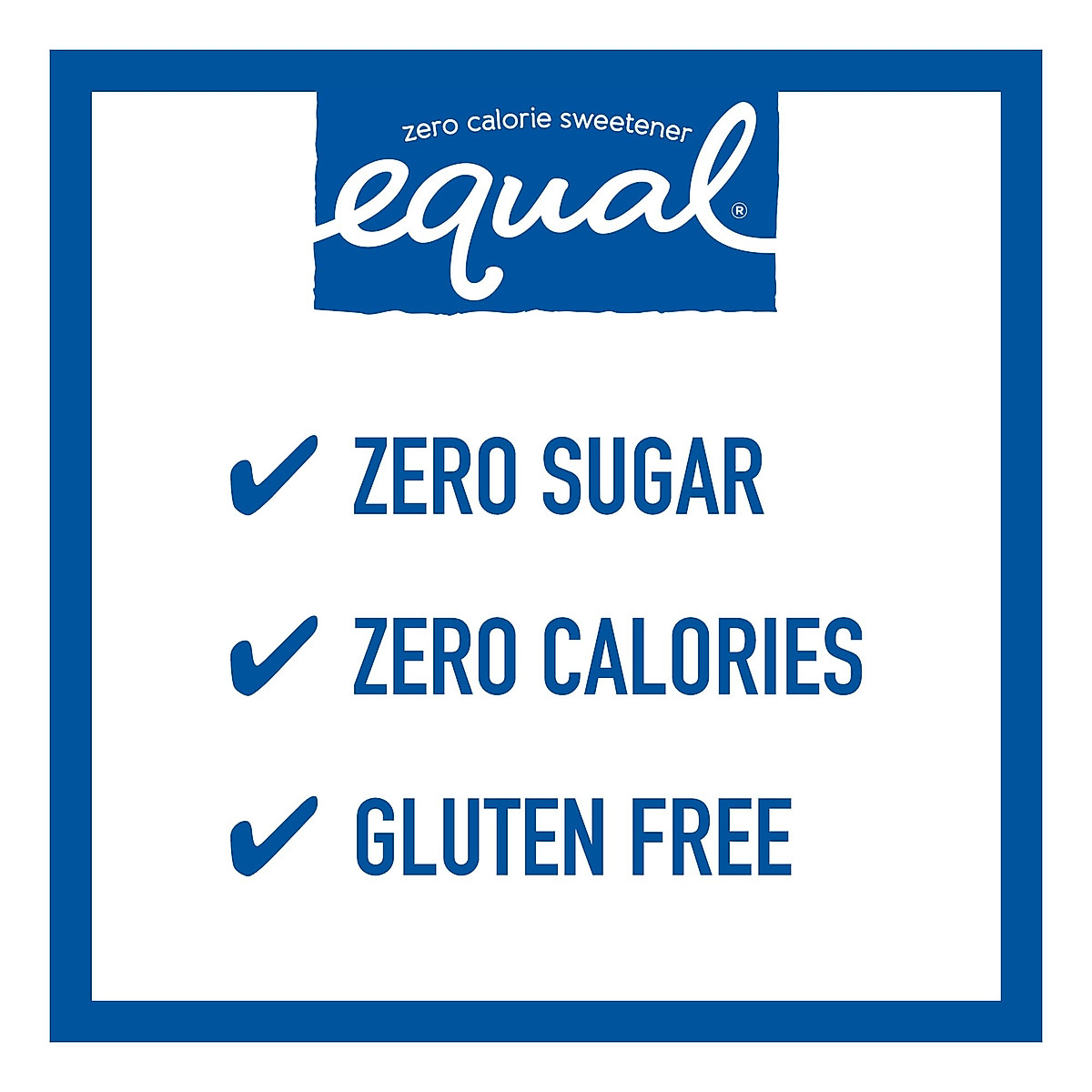 EQUAL 0 Calorie Sweetener, Sugar Substitute, Zero Calorie Sugar Alternative Sweetener Packets, Sugar Alternative, 500 Count