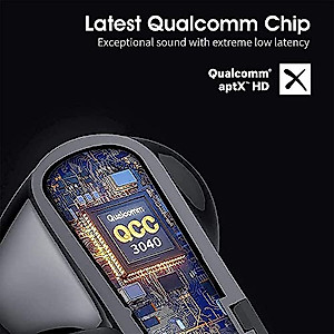 Wireless Earbuds,Bluetooth Headphones, IPX7 Waterproof Sports 3D Stereo Headphones with 24Hr Playtime Noise Canceling in-Ear Built-in Mic Headset for Android/iPhone/Samsung