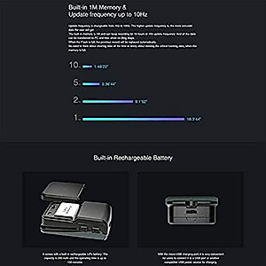 SKYRC GSM-015 GPS Enabled GNSS Remote Control Speedometer and Altimeter Data Tracking Device for Vehicle, RC Car, Boat, Plane, Rocket, and Quadcopter