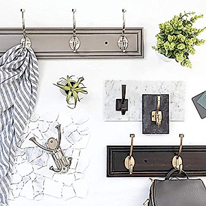 Liberty Hardware 137246 Ruavista Coat and Hat Hook, Single, Bronze with Copper Highlights