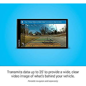 Garmin BC 40, Wireless Backup Camera, Works with Compatible Garmin Navigators, Black (010-01866-00) (Renewed)