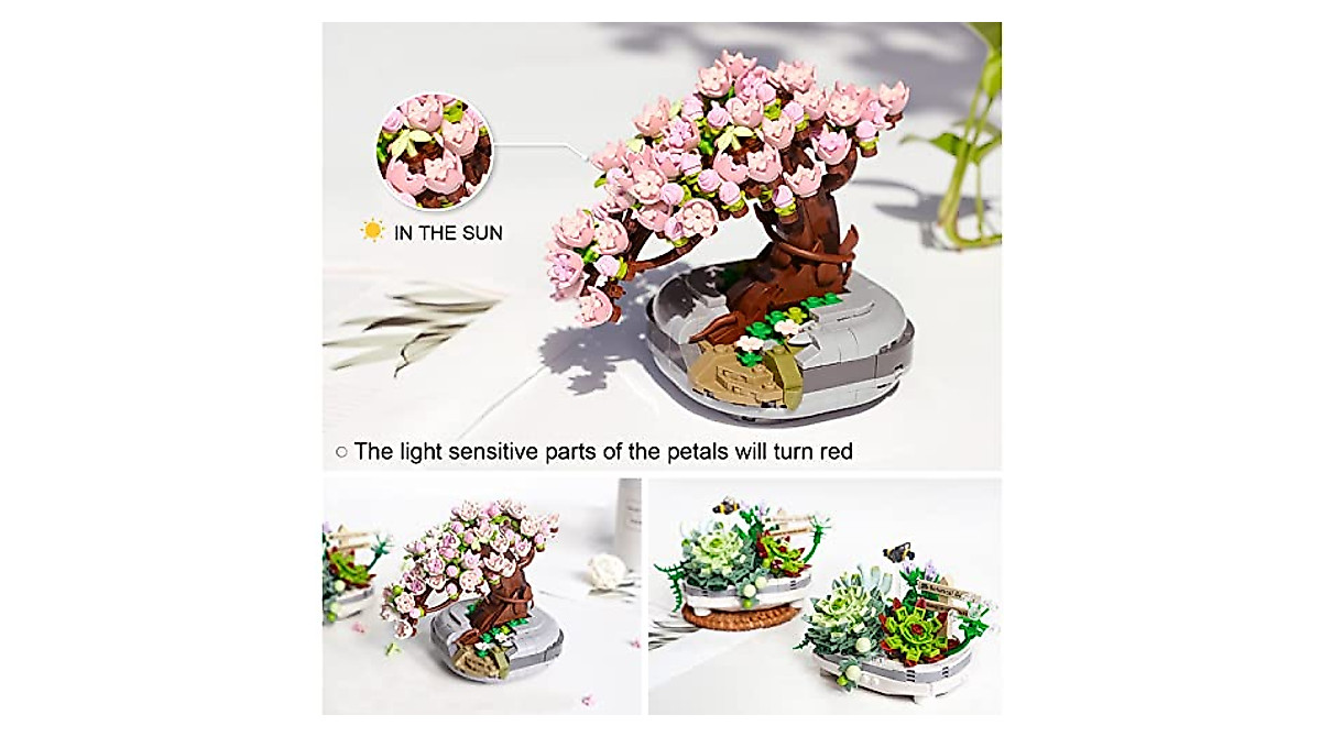 Creative Mini Sakura Bonsai Building Set for All Ages