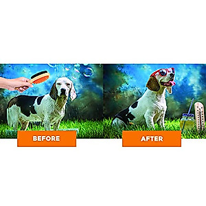 crbn Short Hair Dog Brush - Pet Brushing Comb for Short Hair Coats – Detangling and Shedding Coat Hair Remover