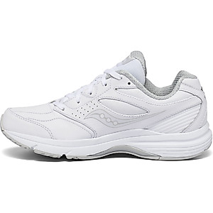 Saucony Women's Integrity Walker 3 Walking Shoes, White, 10 Wide