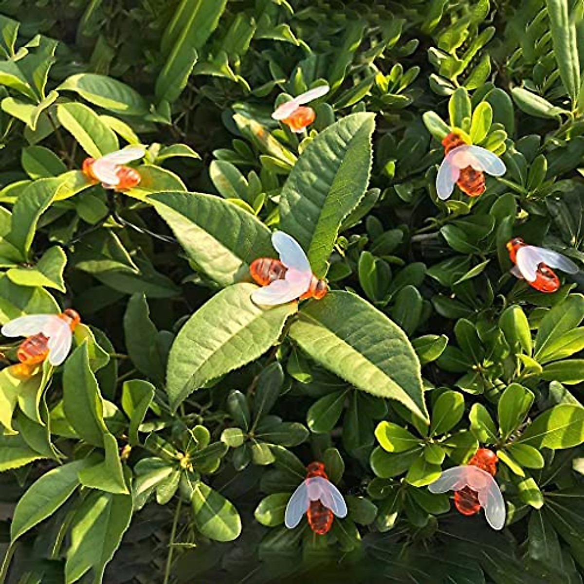 CHENGBEI Waterproof IP65 30 Cute Honeybee LED Lights 8 Modes Fairy Decorative Light for Outdoor Wedding Homes Gardens Patio Party