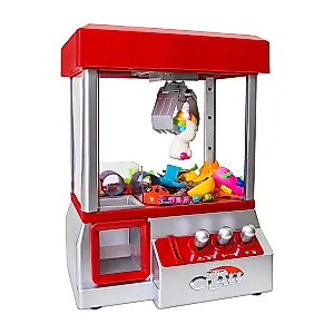 Bundaloo Claw Machine Arcade Game with Sound, Cool Fun Mini Candy Grabber Prize Dispenser Vending Toy for Kids, Boys & Girls