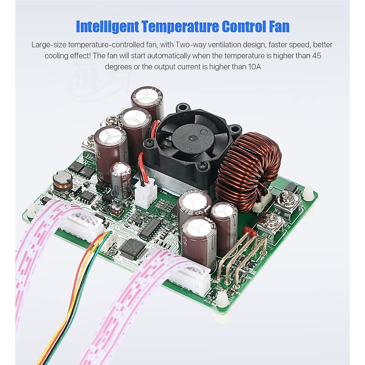 RD DPS5020 50V 20A Constant Voltage Current DC DC Step-Down Power Supply Module Buck Voltage Converter Voltmeter (DPS5020)