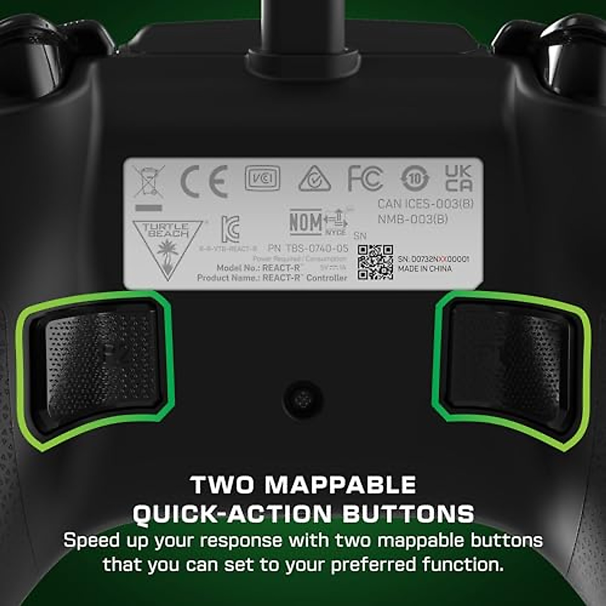 Turtle Beach REACT-R Wired Game Controller – Officially Licensed for Xbox Series X & S, Xbox One, and Windows 10|11 PC’s – Pixel
