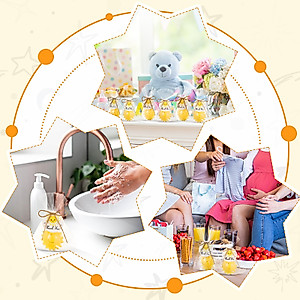 Demissle 20 Pcs Baby Shower Soap Favors Sunflower Soap Baby Shower Favors Soap Christmas Gift Set with White Greeting Card Handmade Soaps for Guests Baby Shower Favors Decorations Gift(Yellow)