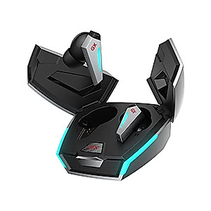 HECATE by Edifier GX07 Wireless Gaming Earbuds, Active Noise Cancelling Bluetooth Earbuds with 6 Microphones, LHDC/AAC, Ultra Low Latency, Dual Modes, App Control, RGB Light, 32.5h Playtime - Grey