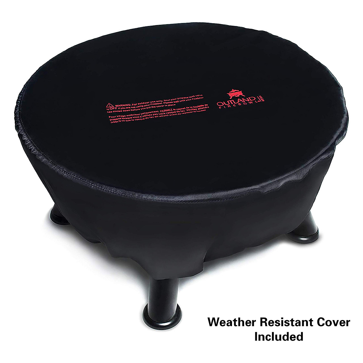 Outland Living Firebowl 883 Mega Outdoor Propane Gas Fire Pit with UV and Weather Resistant Durable Cover, 24-Inch Diameter 58,000 BTU