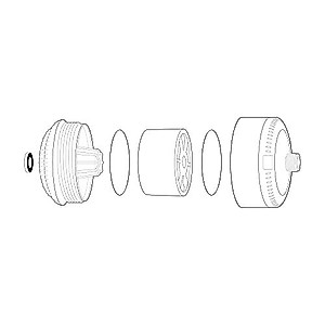 Sprite SL2-CM Slim-Line 2 Universal Shower Filter, 1.5 pounds, Chrome