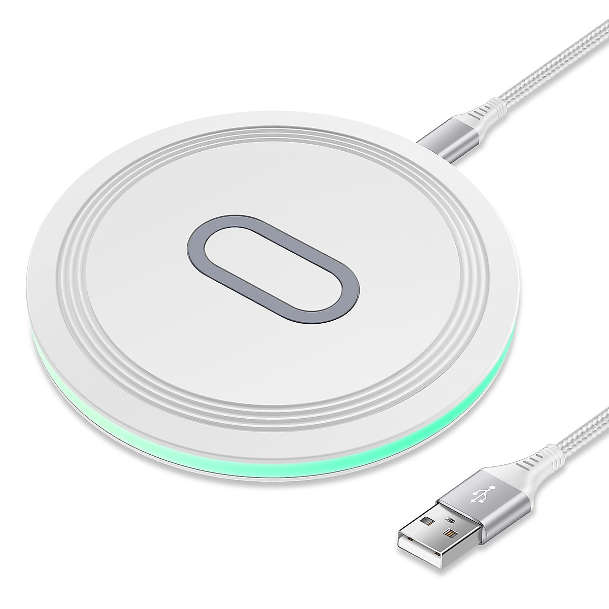 15W Wireless Charger Fast Charging Pad for Samsung Galaxy S24 S23 S22 S21 S20 Ultra 5G FE S10 S9 S8 S7 S6, Note 20 10 9 8, Google Pixel 8, 7 Pro, 7, 6, 6 Pro, 5, 4, 4 XL, 3, 3 XL, Pixel Buds