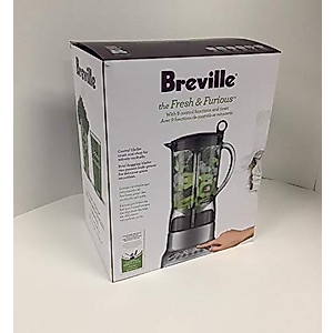 Breville BBL620SIL Fresh and Furious LCD Kinetix Blender, 1.5 Litre Jug, Silver