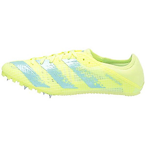 adidas Women's Sprintstar Running Shoe, Hi-Res Yellow/Clear Aqua/Core Black, 6