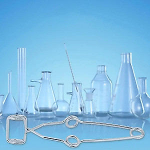 Dsjnf Steel wire test tube clamp 145MM 5-40 MM tube glass tube holder clamps Steel wire test tube clamp Test fixture tools for laboratory experiments -4pcs