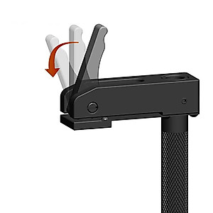 DDWT 2 Pack MFT Style Hold Down Clamp Bench Dog Clamp 3/4 Inch Dog Hole Clamp Woodworking Benchtop Quick Clamps Aluminum Alloy (19mm)