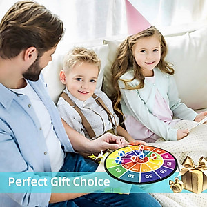 Gdaytao Kids Toys, Dart Board for Kids with 12 Dart Balls, Boys Toys Age 5-7 & 8-10, Toys for Boys Ages 5-13, Toy for 3 Year Old and Up, Ideal Gifts for 3-12 Year Old Boys and Girls