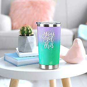 Pawzity Inspirational Gifts for Women - 20 Oz Stainless Steel Tumbler, Present for Motivational, friend, Encouragement, girlfriend, Surgery, Divorce