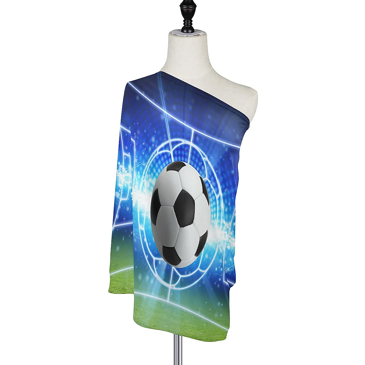 Sport Ball Football Soccer Carseat Canopy Cover,Breastfeeding Cover Nursing Cover Scarf Breathable,Baby Car Seat Cover