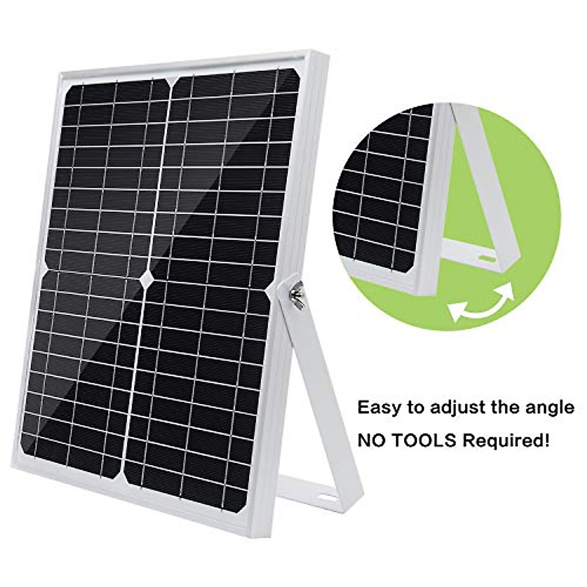 Topsolar 20W 12V Solar Panel kit Battery Charger Maintainer + 10A PWM Solar Charge Controller + Adjustable Mount Tilt Rack Bracket + Solar Cable for Car RV Marine Boat 12 Volt Battery Off Grid