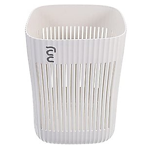 DOITOOL Bathroom Baskets Large Waste Paper Basket Bin Modern Style Rubbish Bin Garbage Storage Container Recycling Can for Bathroom Bedroom Home Office Dorm College 16L Garbage Container
