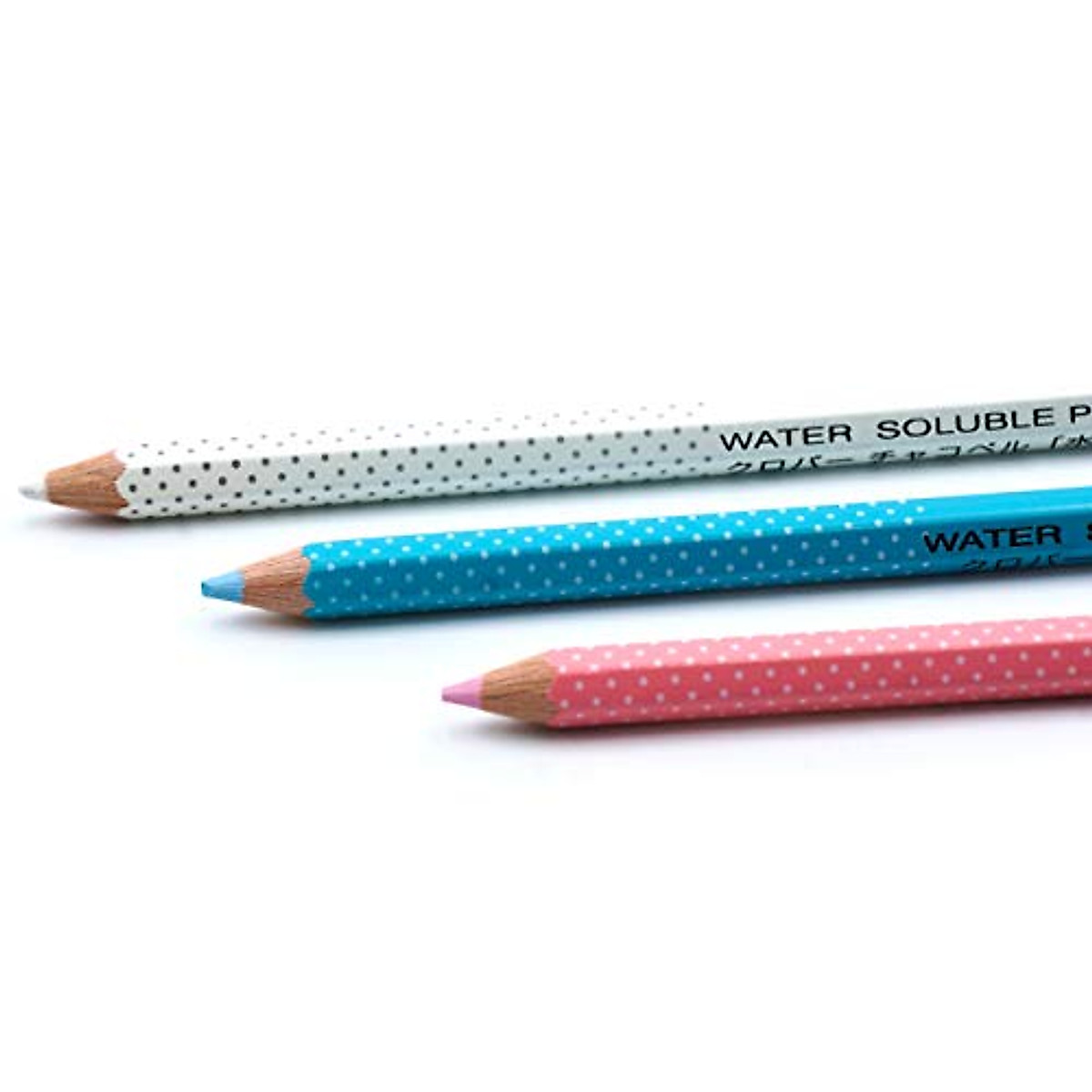 Clover Water Soluble Pencil-White, Pink & Blue