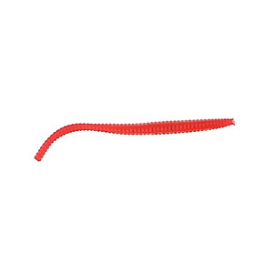 Berkley PowerBait Power Floating Trout Worm Fishing Bait, Fluorescent Red, 3in | 8cm, Irresistible Scent & Flavor, Realistic Worm Profile, Ideal for Trout and More