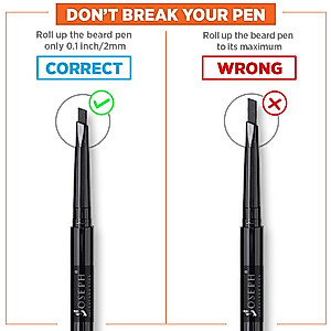 Joseph Signature Line Beard Pencil (Black)