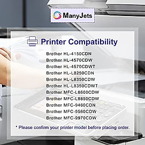 ManyJets TN315 TN336 Compatible Toner Cartridge Replacement for Brother TN315 TN310 TN336 TN331 Use for Brother MFC-9970CDW HL-4150CDN HL-L8250CDN MFC-9460CDN MFC-L8850CDW MFC-9560CDW Printer (4-Pack)