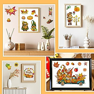 Rub On Transfers for Crafts,9sheets Fall Theme Rub On Transfers Rub On Transfers for Crafting Clearance Transfers for Crafts Rub Rub On Transfers for Wood Rub On Furniture Transfers Rub On Transfer