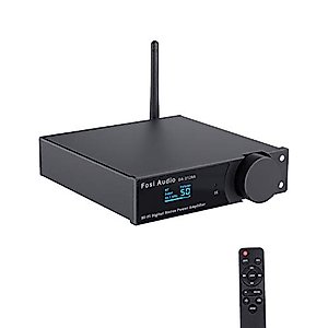 Fosi Audio DA2120A Bluetooth 5.0 2.1 CH DAC Amplifier Stereo Receiver Audio Hi-Fi Support aptX Integrated Class D Digital Power Amp for Passive Speakers Active Subwoofer with Remote Control